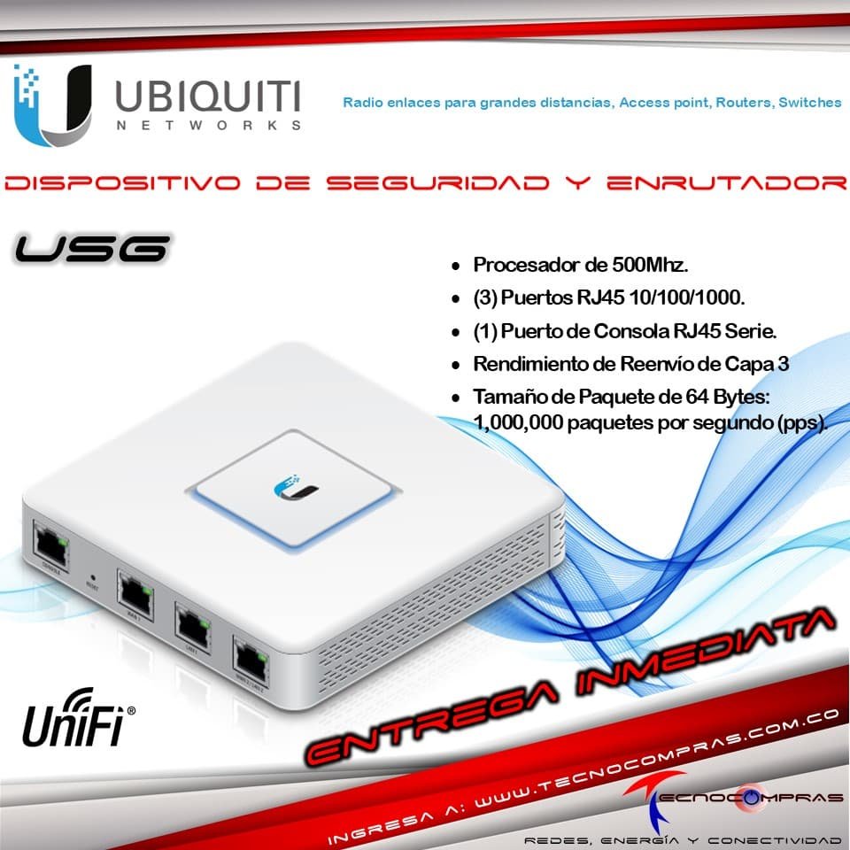 Router Ubiquiti USG USG - UNIFI SECURITY GATEWAY